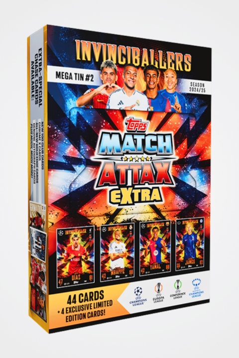 BOX Saszetki 24 szt. Match Attax Extra 2025 Karty Piłkarskie | karteina.pl